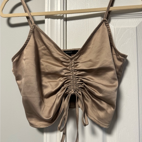 Forever 21 | Tops | Silky Forever 2 Crop Top | Poshmark